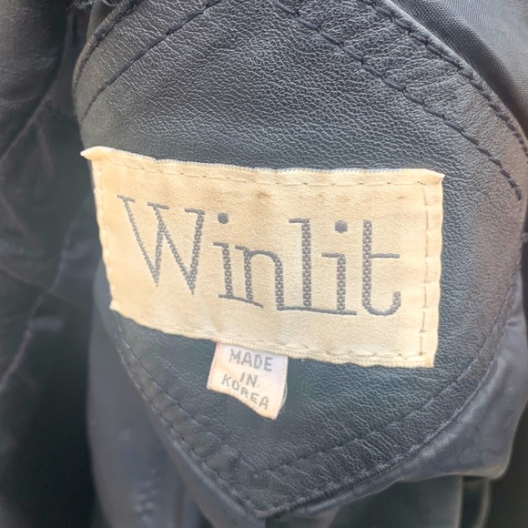 Winlit | Jackets & Coats | Vintage Leather Jacket | Poshmark